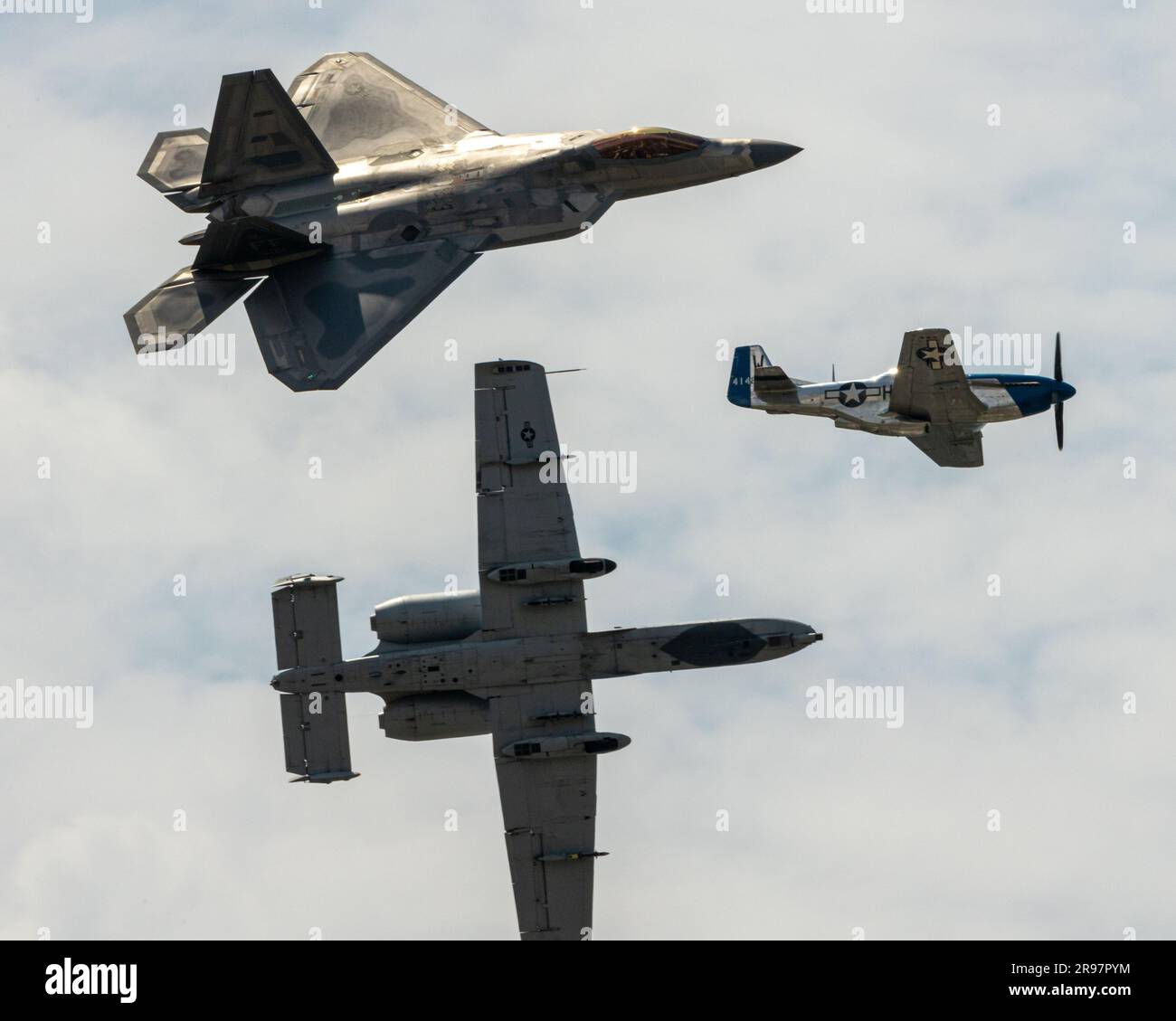 An impressive flying formation Stock Photo - Alamy