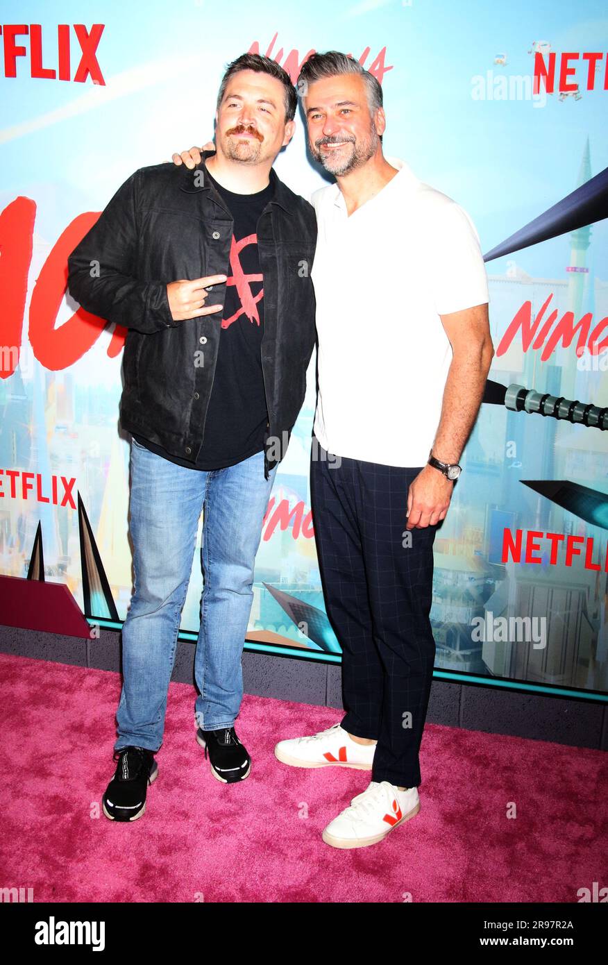 June, 24, 2023 Nick Bruno, and Troy Quane attend Netflix presents ...