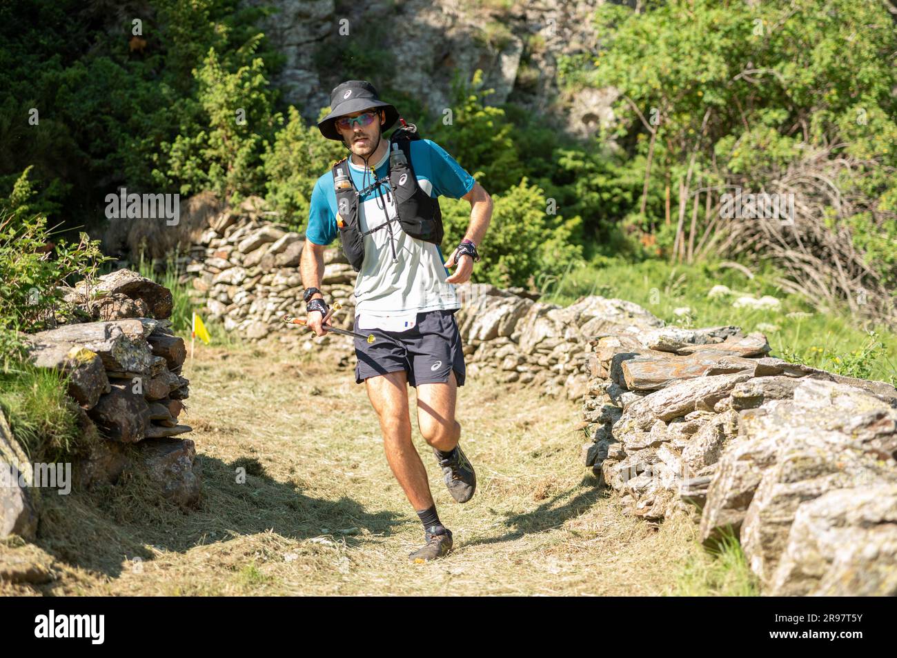 Ransol, Andorra : 2023 June 24 : French trailer Arthur JOYEUX BOUILLON ...