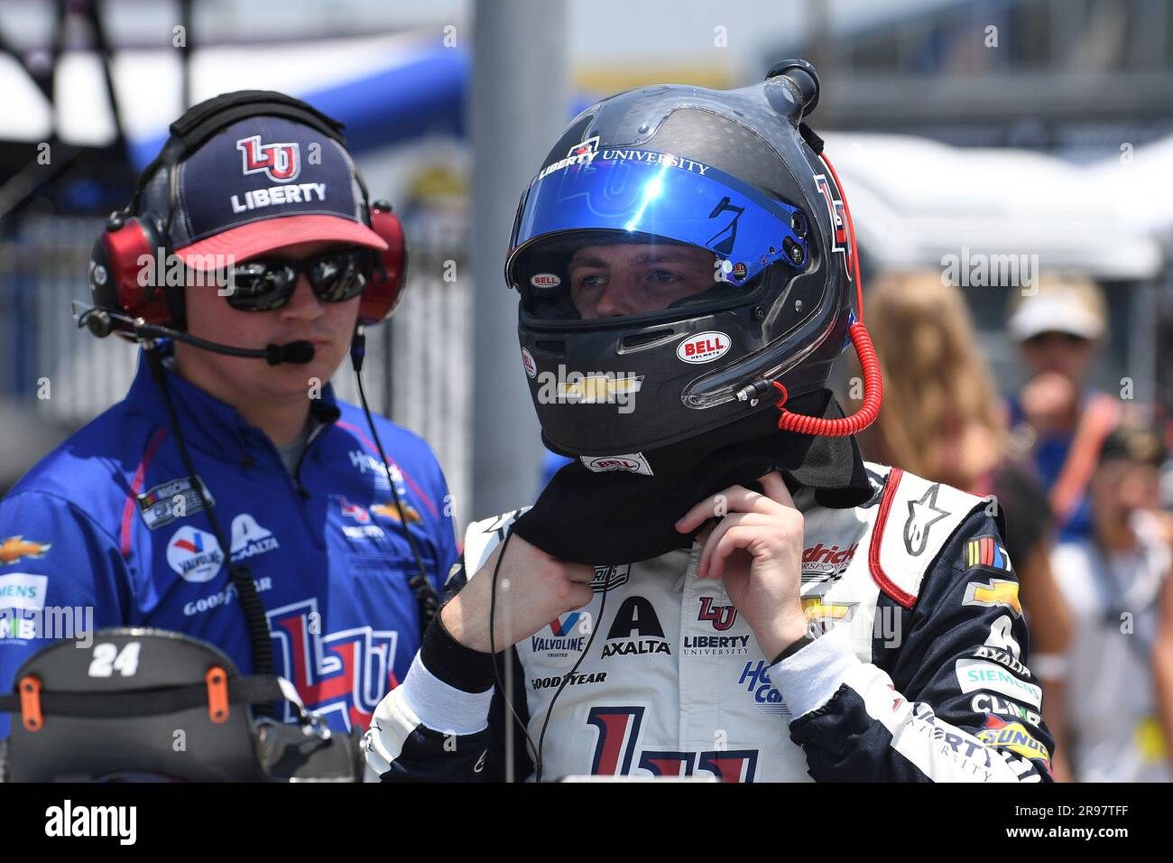 NASHVILLE, TN - JUNE 24: William Byron (#24 Hendrick Motorsports ...