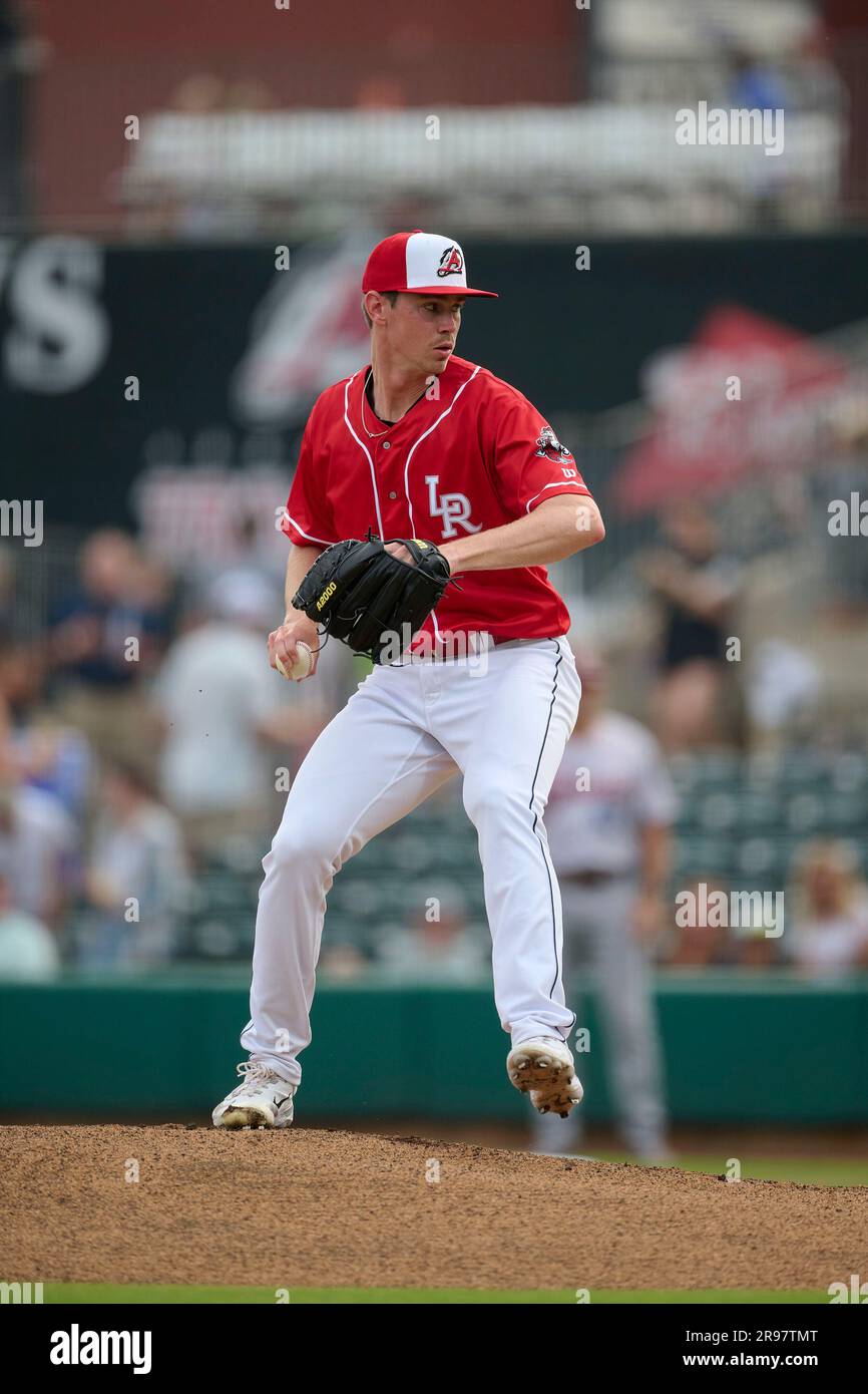 Arkansas Travelers pitcher Emerson Hancock (33) during an MiLB Texas ...