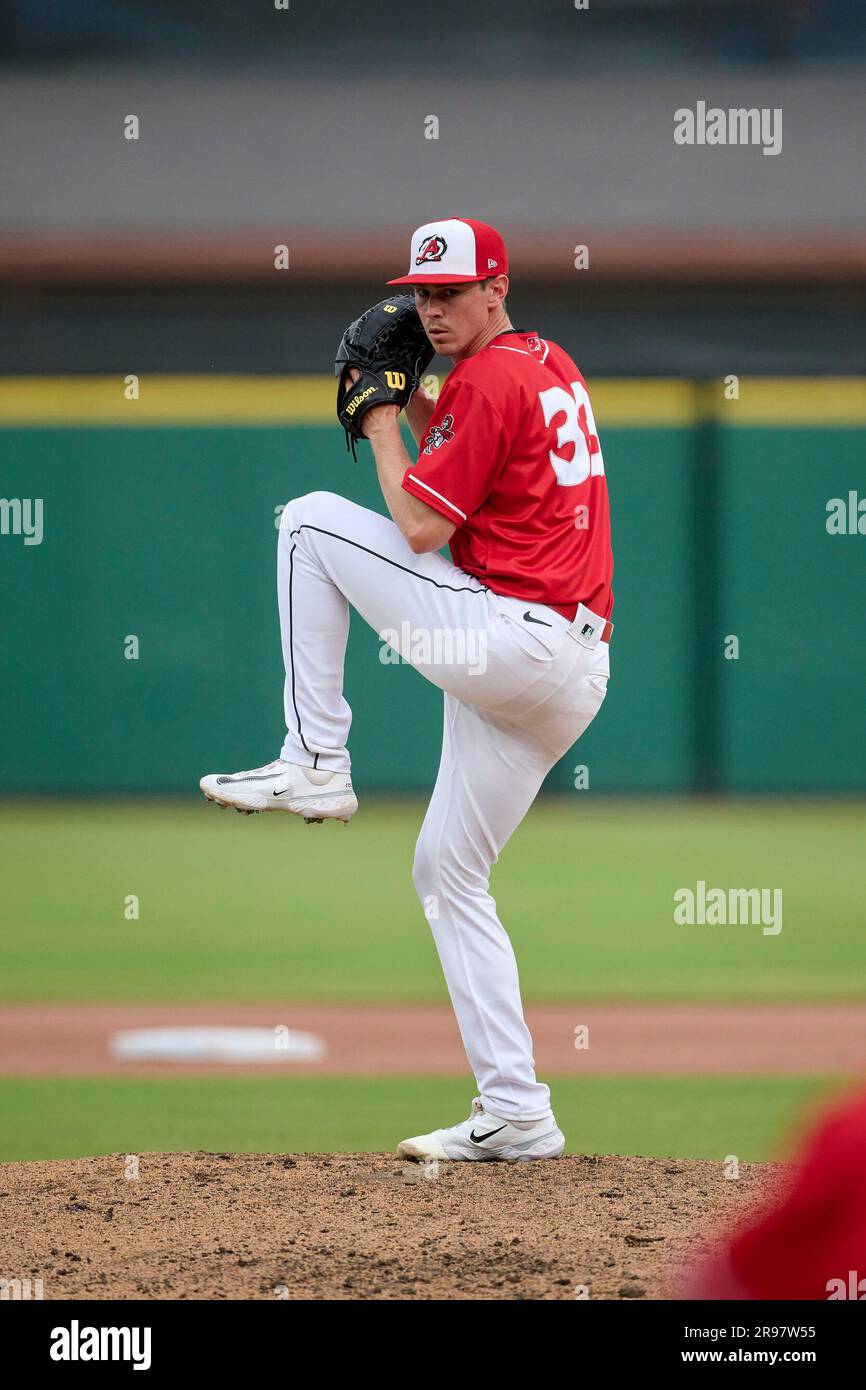 Arkansas Travelers pitcher Emerson Hancock (33) during an MiLB Texas ...