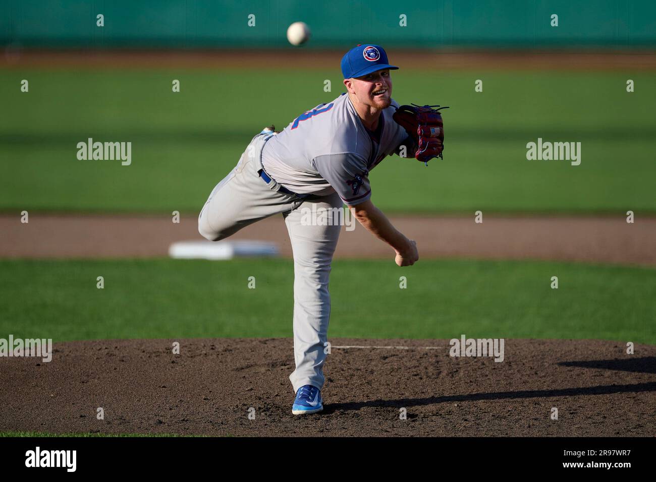 South Bend Cubs pitcher Cade Horton (11) during an MiLB Midwest League ...