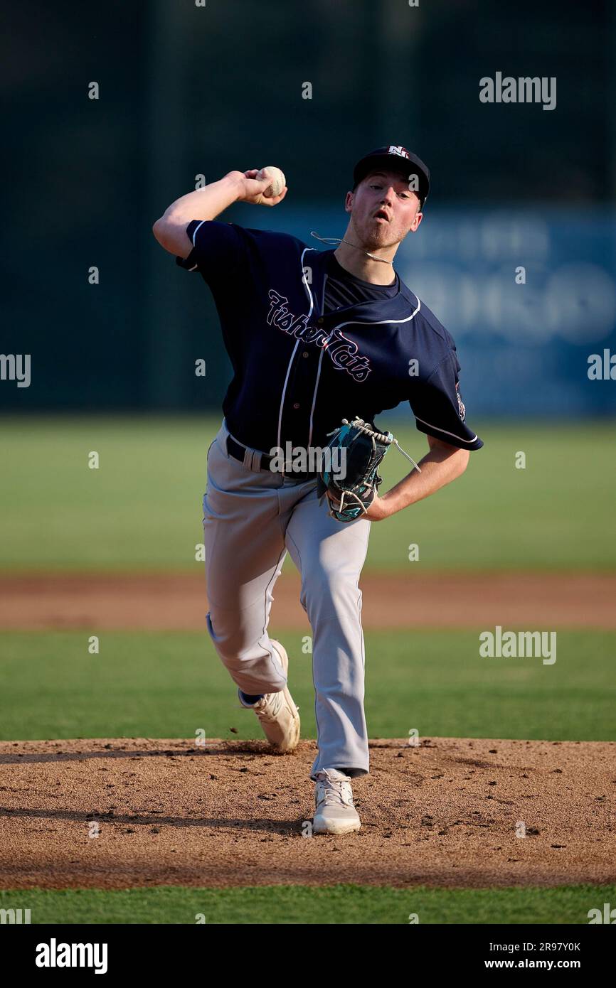 New Hampshire Fisher Cats pitcher Sem Robberse (41) during an MiLB ...