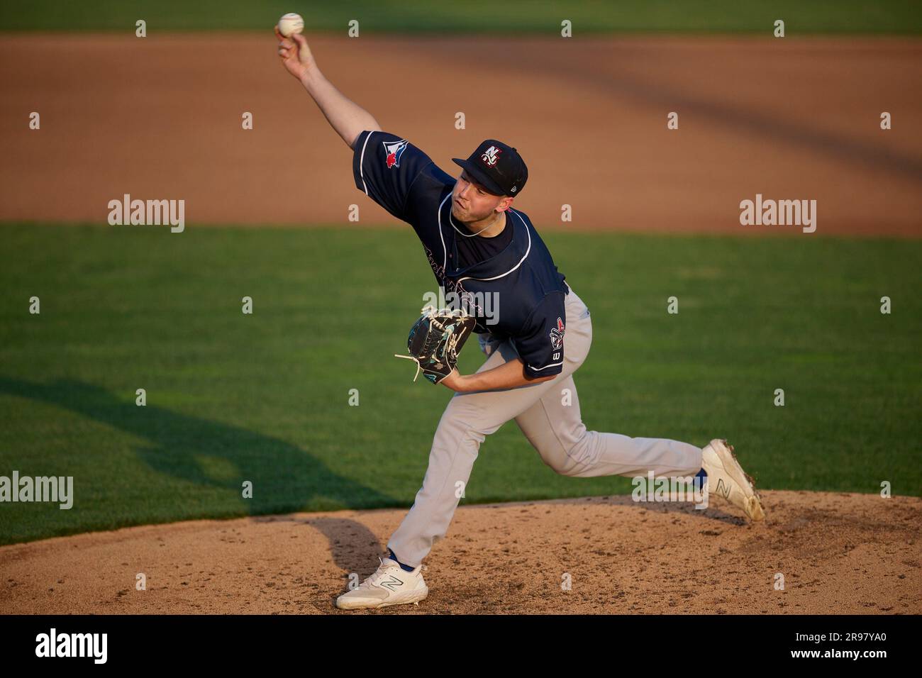 New Hampshire Fisher Cats pitcher Sem Robberse (41) during an MiLB ...
