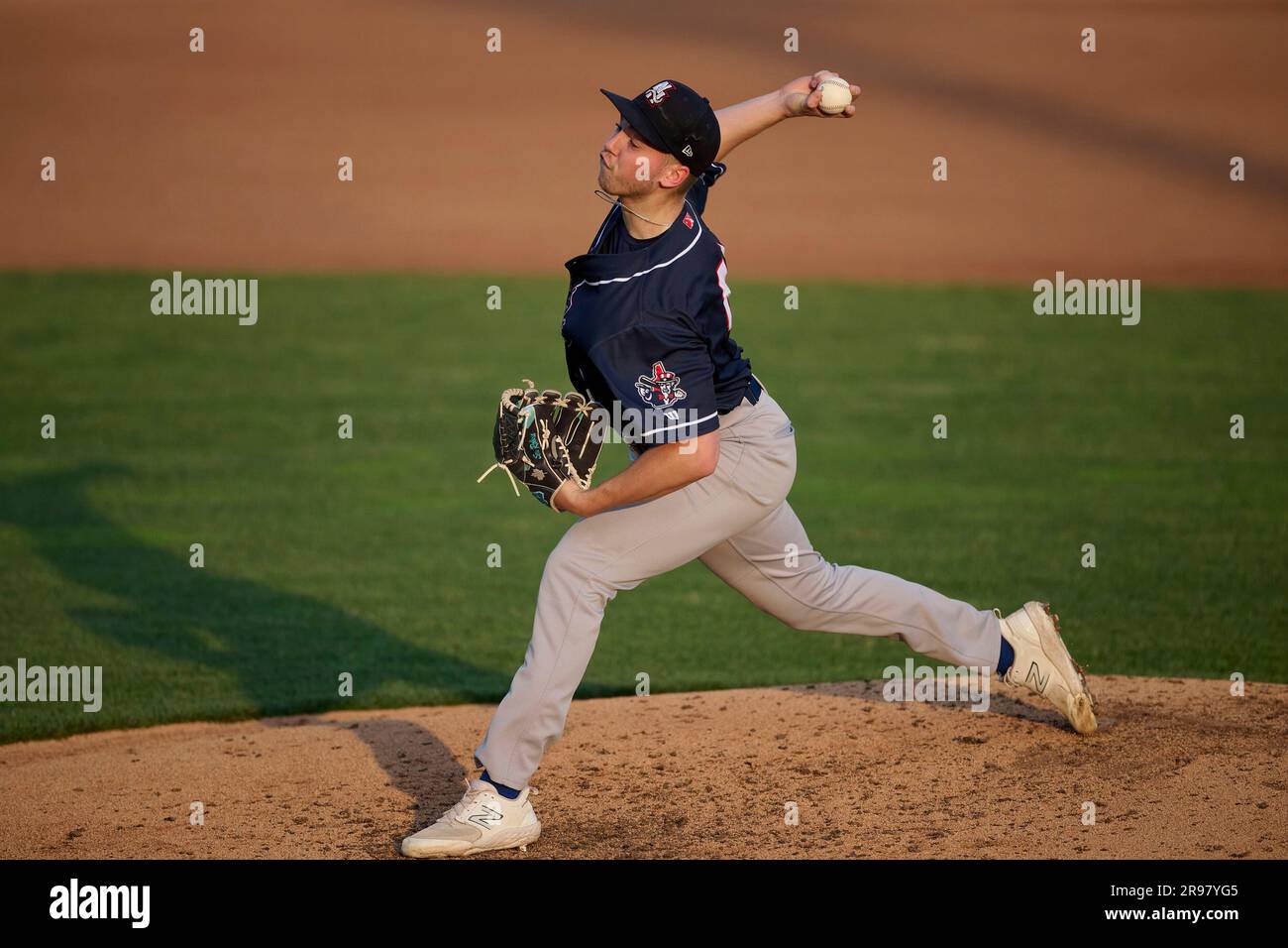New Hampshire Fisher Cats pitcher Sem Robberse (41) during an MiLB ...