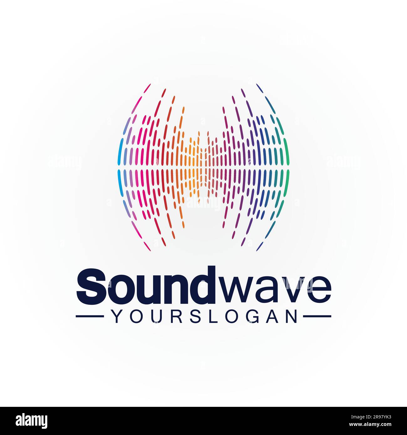 Sound wave logo and symbol vector Stock Vector Image & Art - Alamy