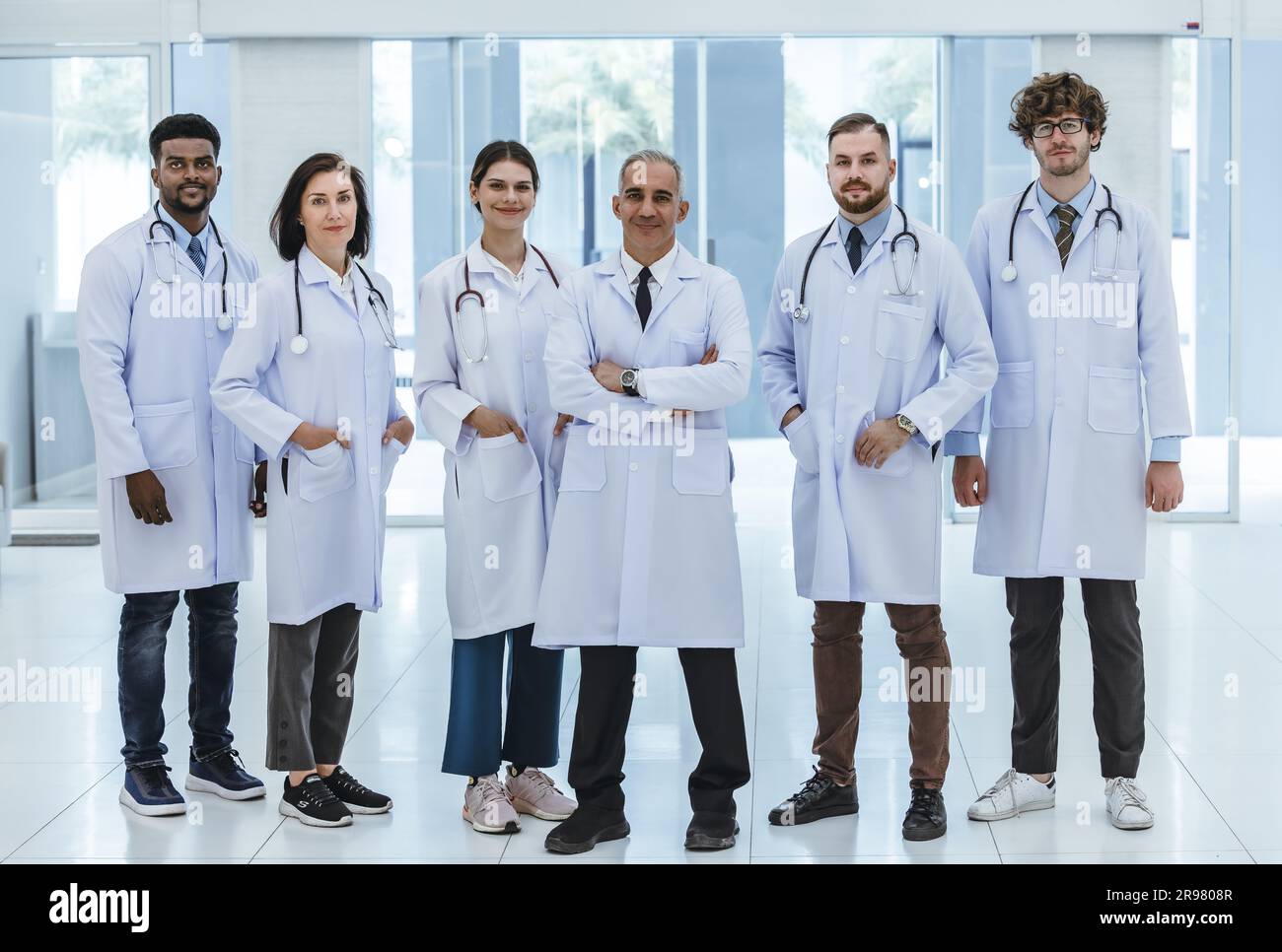 Group of experienced doctors from different of filed working together ...