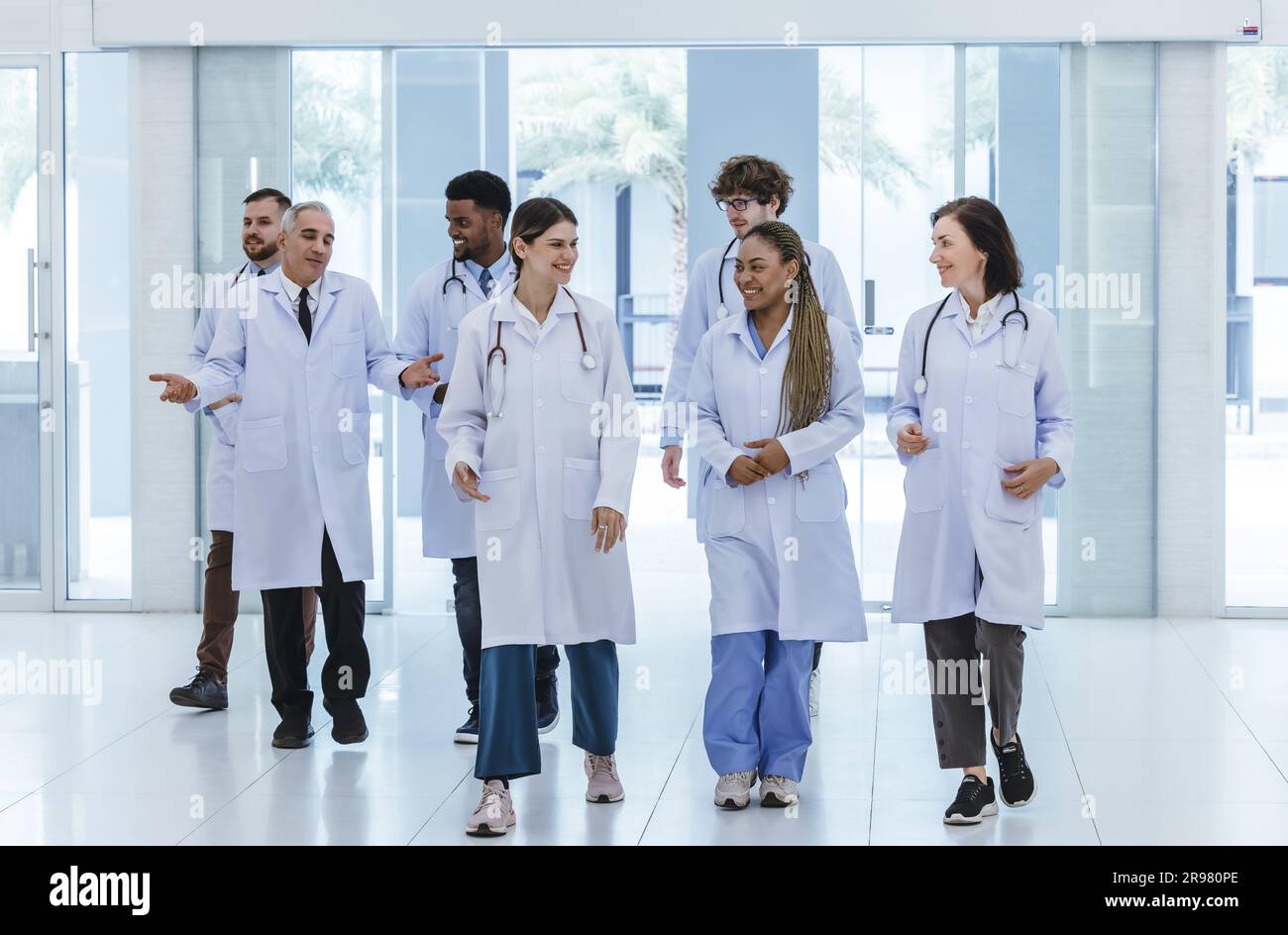 Group of experienced doctors from different of filed working together ...