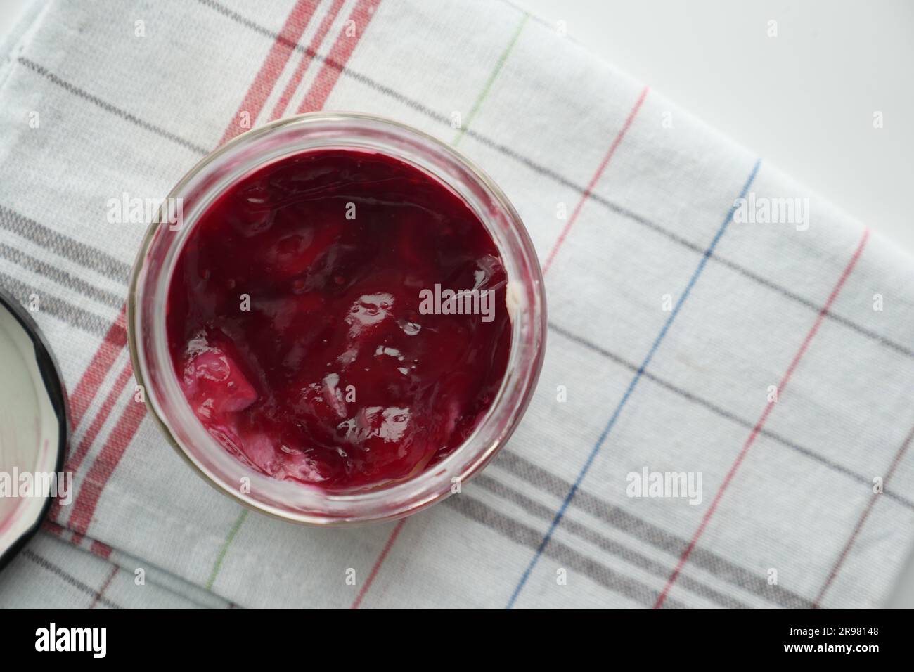 Spoon pick strawberry cheese hi-res stock photography and images - Alamy