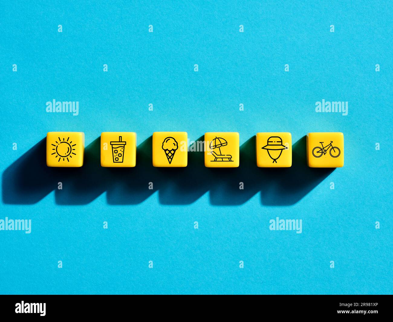 Symbols planning summer vacation hi-res stock photography and images ...