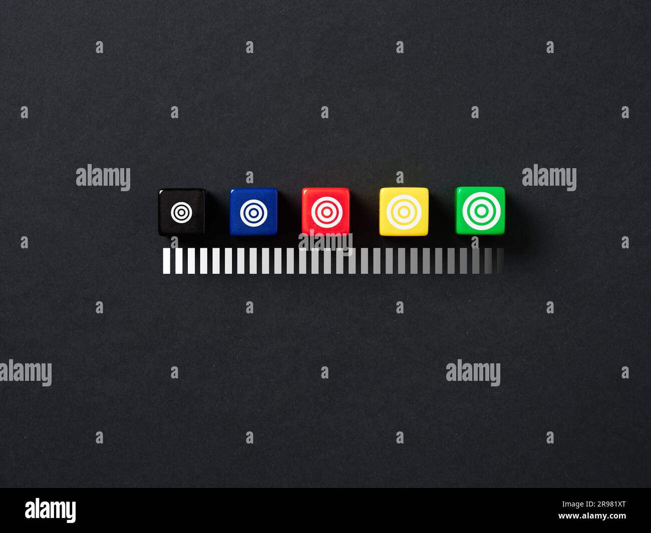 Target growth. Improving goals and objectives. Improving goal settings ...