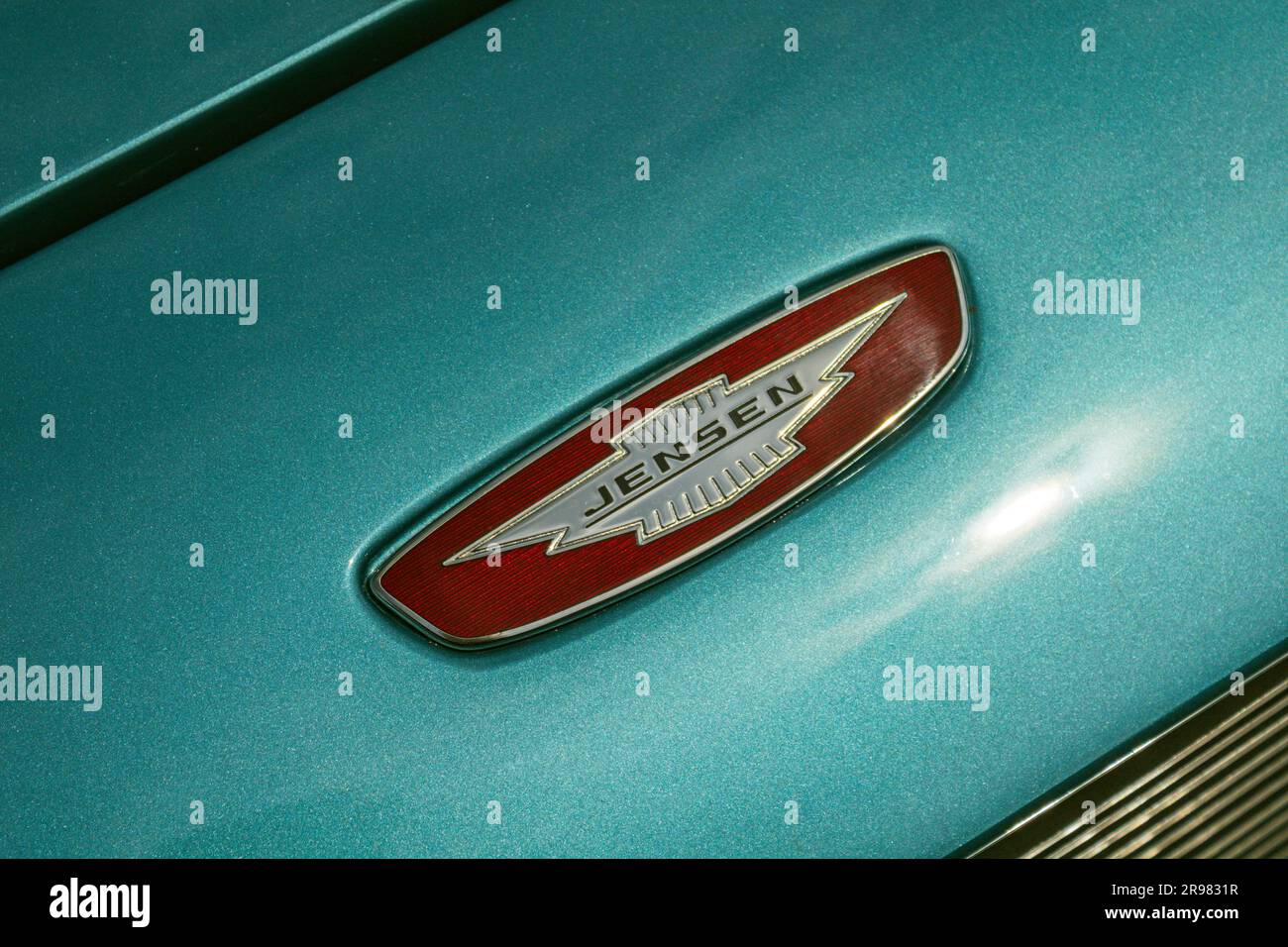 Jensen Interceptor mark 2. Classic cars on Lytham Green 2023 Stock ...