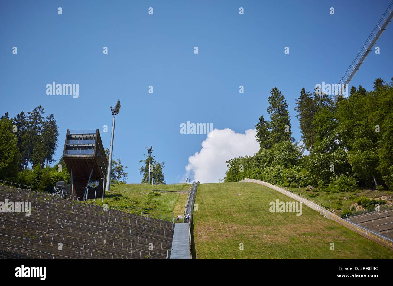 Willingen, Skigebiet, Upland, Hessen, Sauerland, Hessia, Deutschland ...