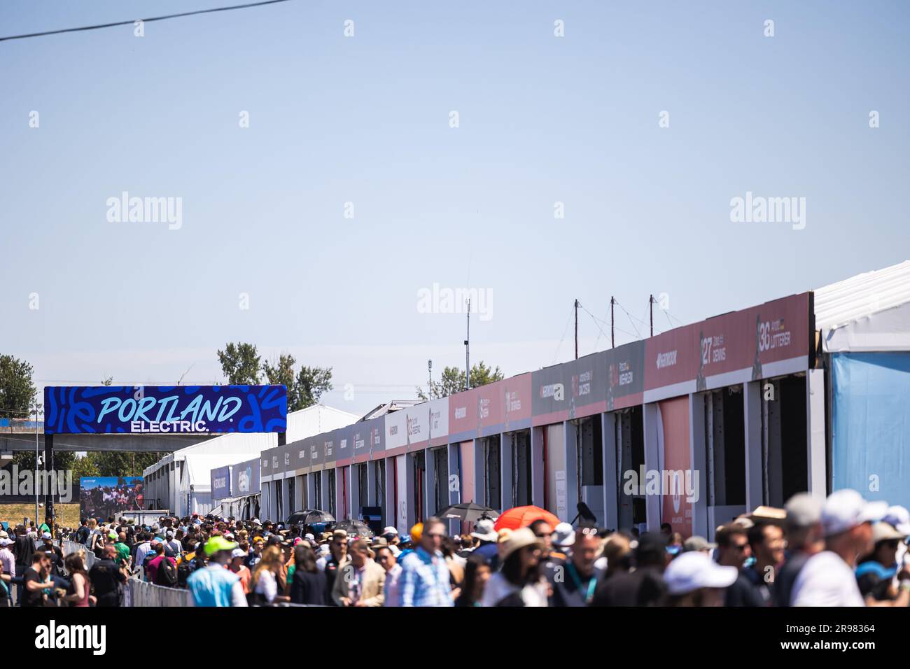 Paddock illustration during the 2023 Southwire Portland ePrix, 9th ...