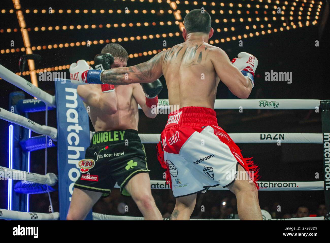 Matchroom boxing berlanga vs quigley hi-res stock photography and ...