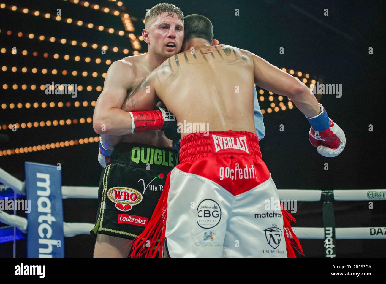 Edgar berlanga vs jason quigley hi-res stock photography and images - Alamy