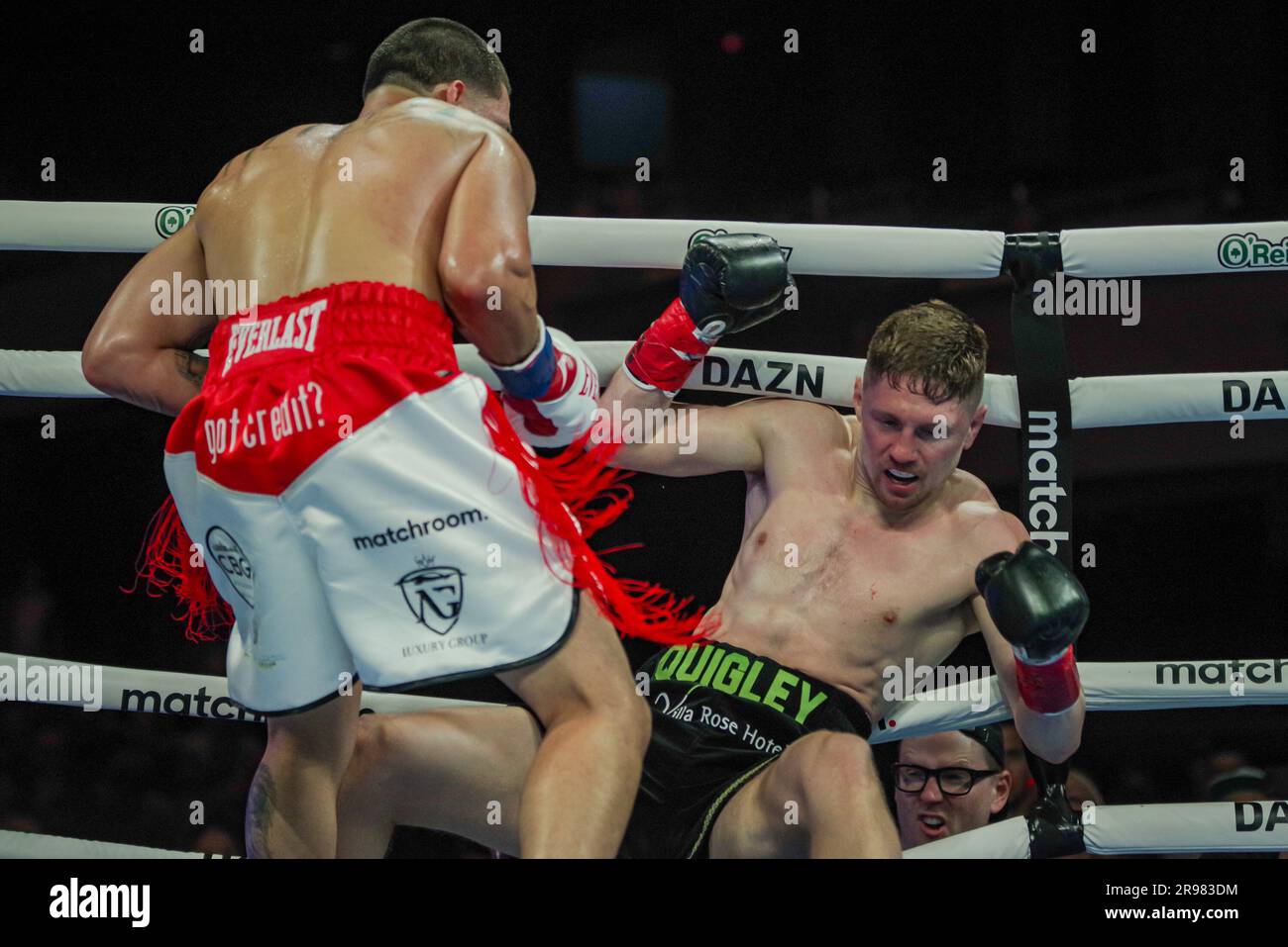 Matchroom boxing berlanga vs quigley hi-res stock photography and ...