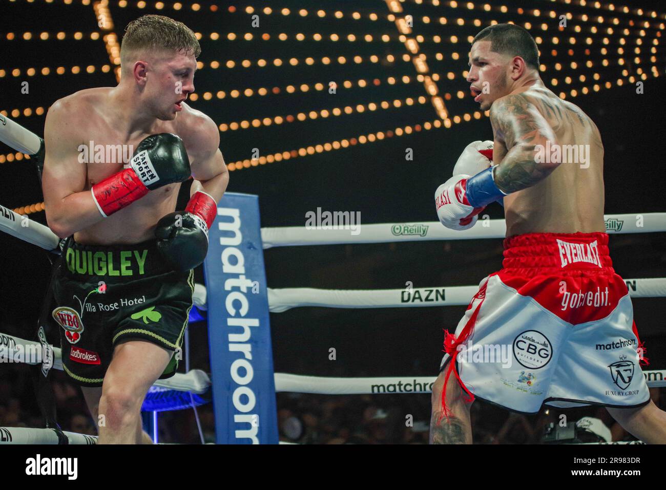Matchroom boxing berlanga vs quigley hi-res stock photography and ...