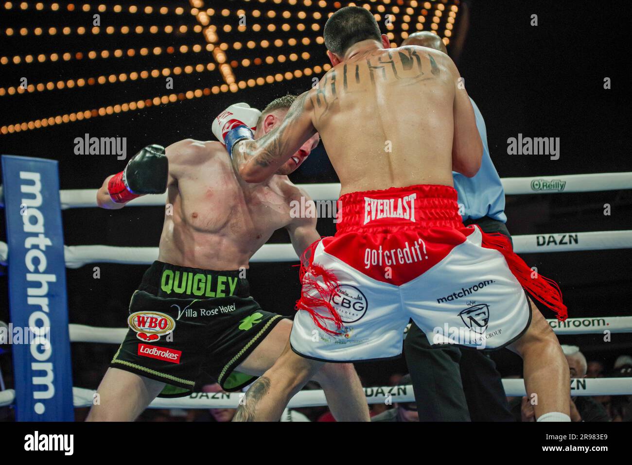 Matchroom boxing berlanga vs quigley hi-res stock photography and ...