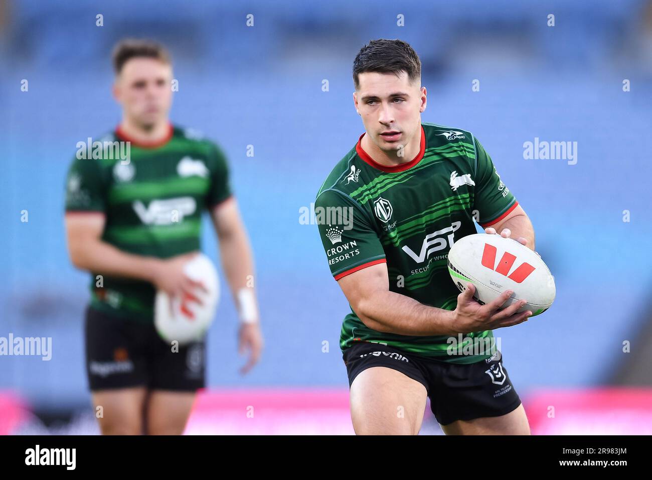 Sydney, Australia. 25th June, 2023. Lachlan Ilias of the Rabbitohs ...