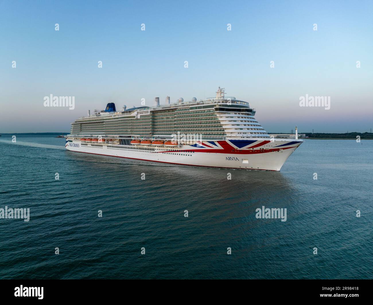 Arvia is an Excellence-class cruise ship in service for P&O Cruises, a ...