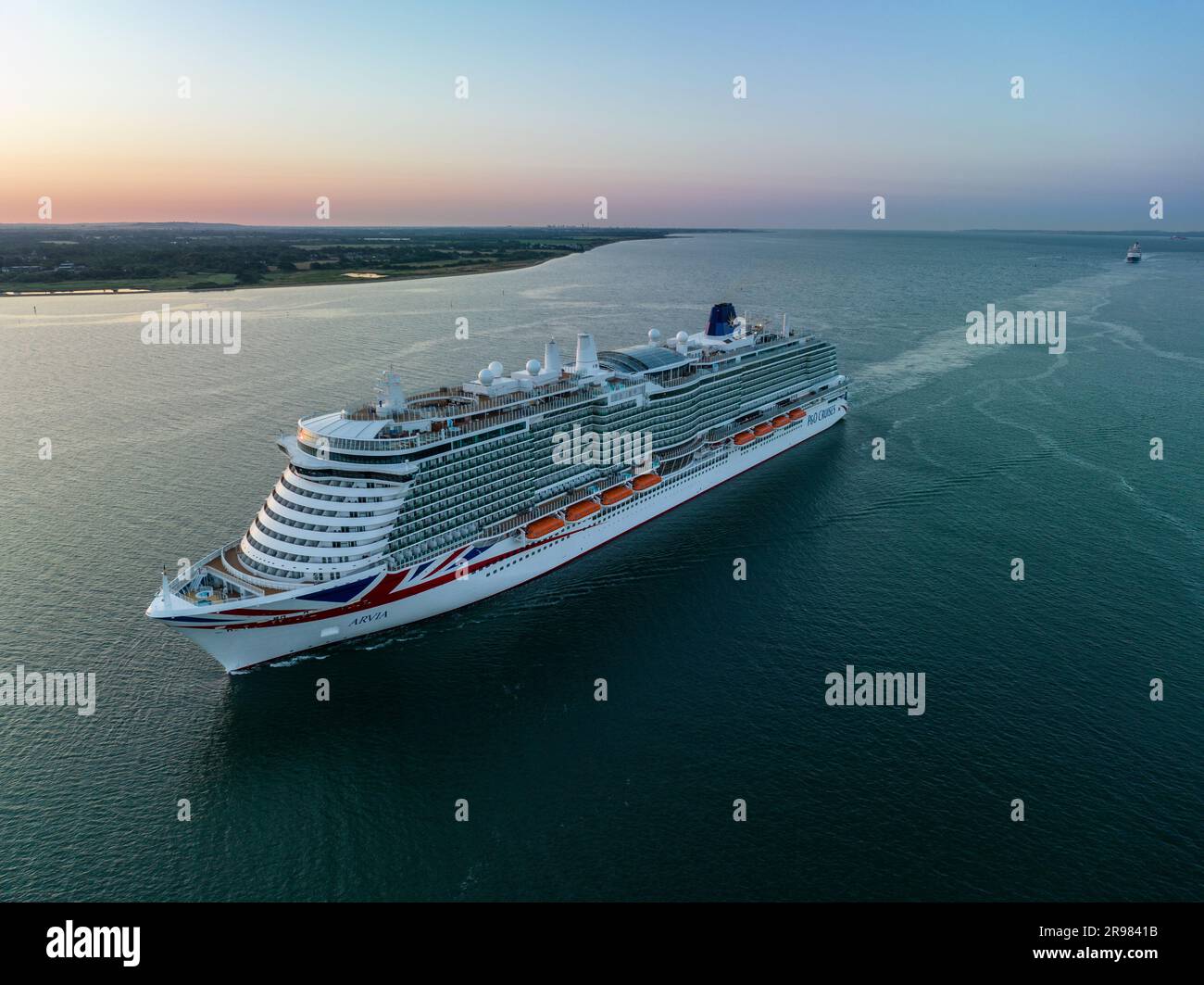 Arvia is an Excellence-class cruise ship in service for P&O Cruises, a ...