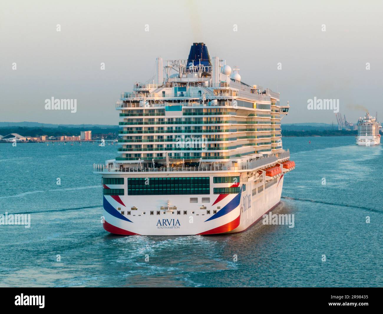 Arvia is an Excellence-class cruise ship in service for P&O Cruises, a ...