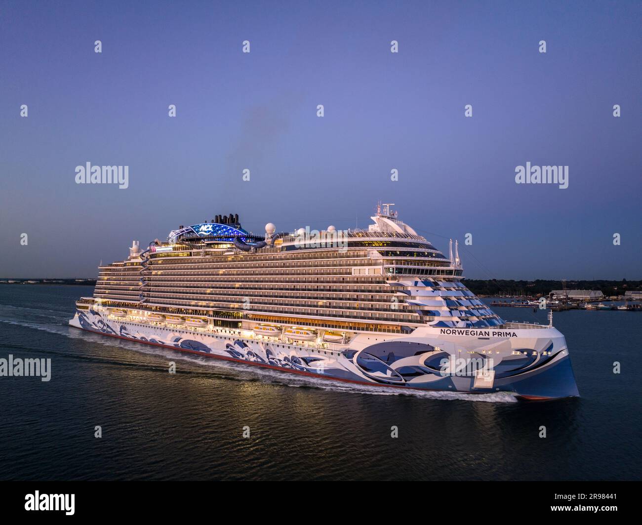 Norwegian prima cruise ship, She is the first of six Project Leonardo ...