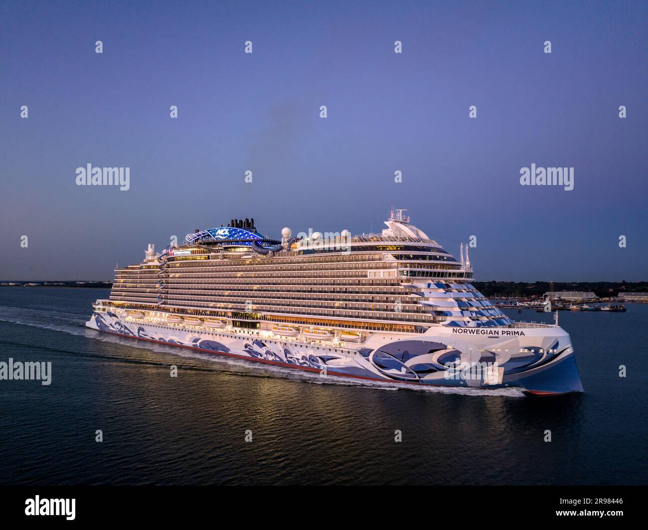 Norwegian prima cruise ship, She is the first of six Project Leonardo ...