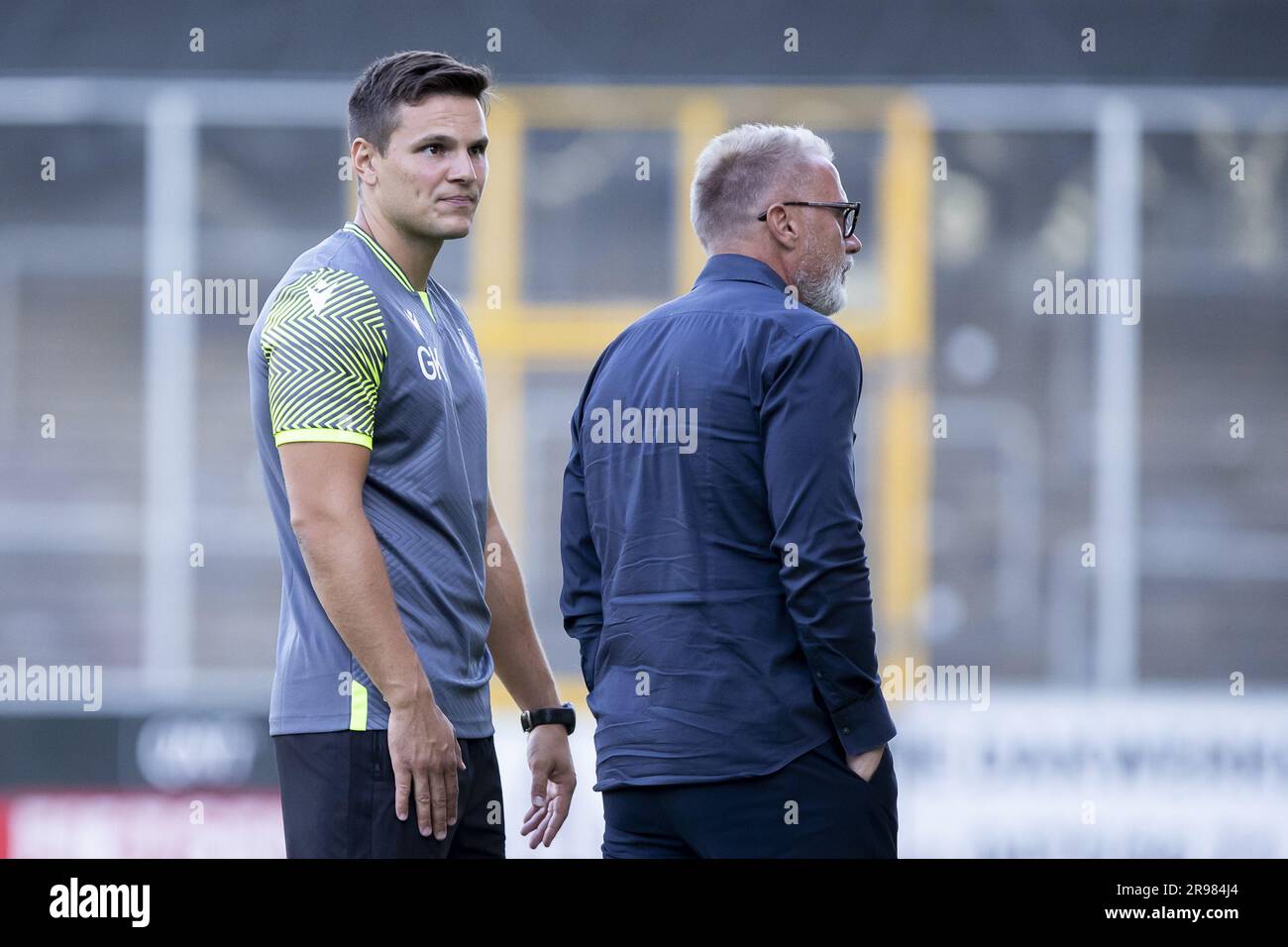 Sint Truiden, Belgium. 24th June, 2023. STVV's physical coach Goran ...