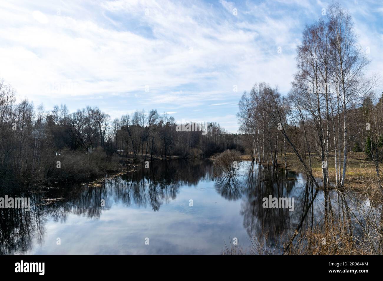 Simple wetland landscape hi-res stock photography and images - Alamy