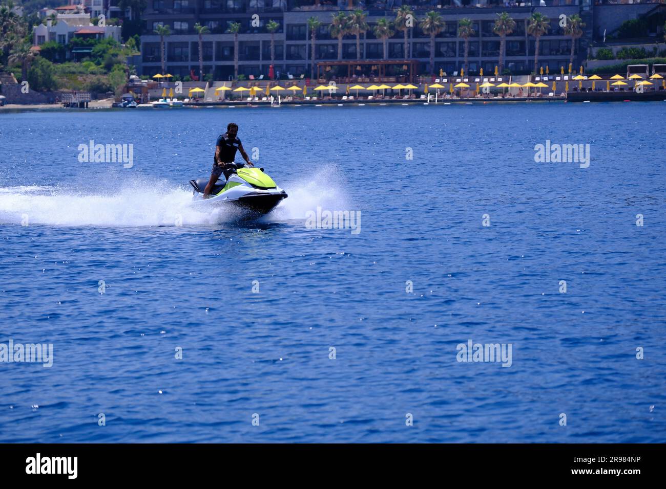 Person riding jet ski hi-res stock photography and images - Alamy