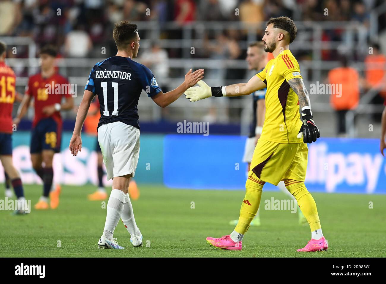 Bucharest, Romania. 24th June, 2023. Lukas Kacavenda of Croatia ...