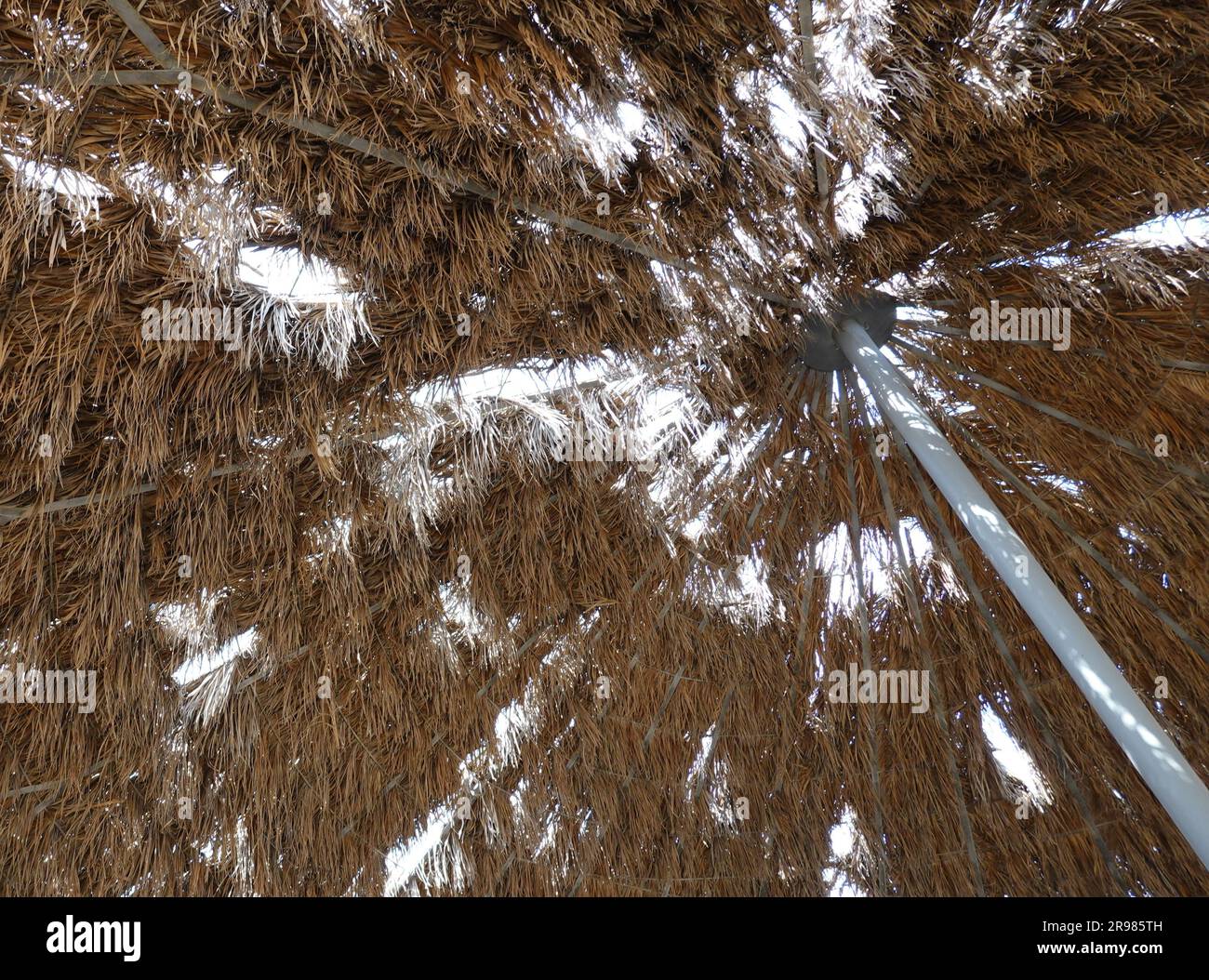 roof canopy made of straw Stock Photo - Alamy