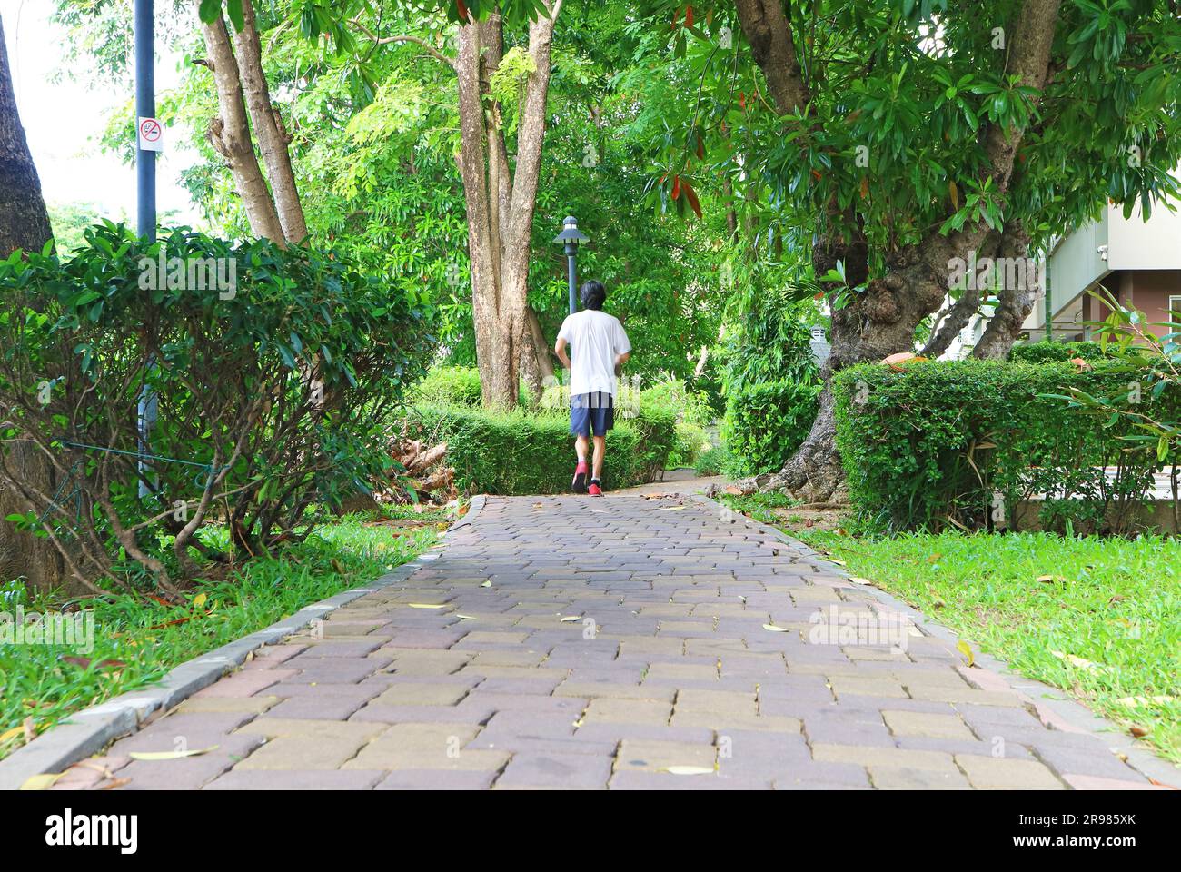 Running on paving hi-res stock photography and images - Alamy