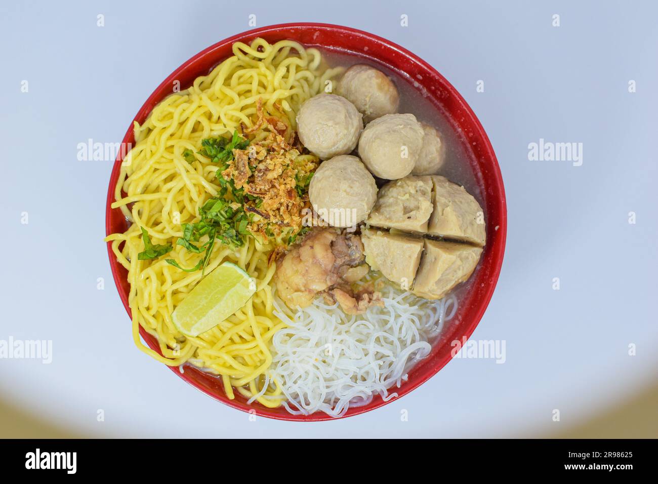 Indonesian Food: Photo products of various variants of Meatballs with ...