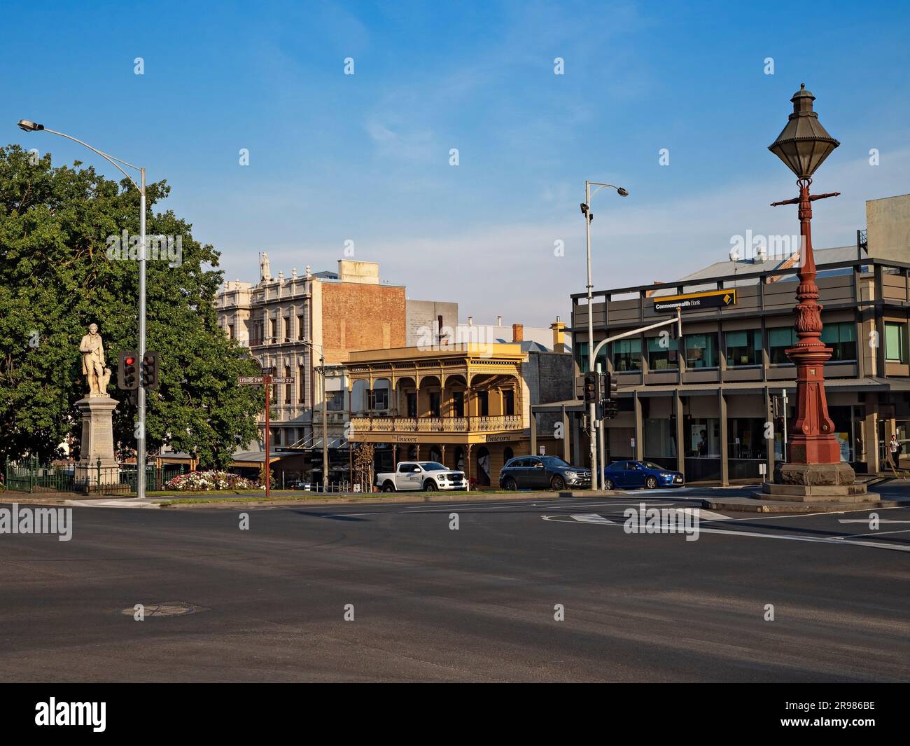 Ballarat Australia / Ballarat's central main street, Sturt Street ...
