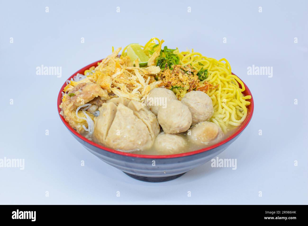 Indonesian Food: Photo products of various variants of Meatballs with ...
