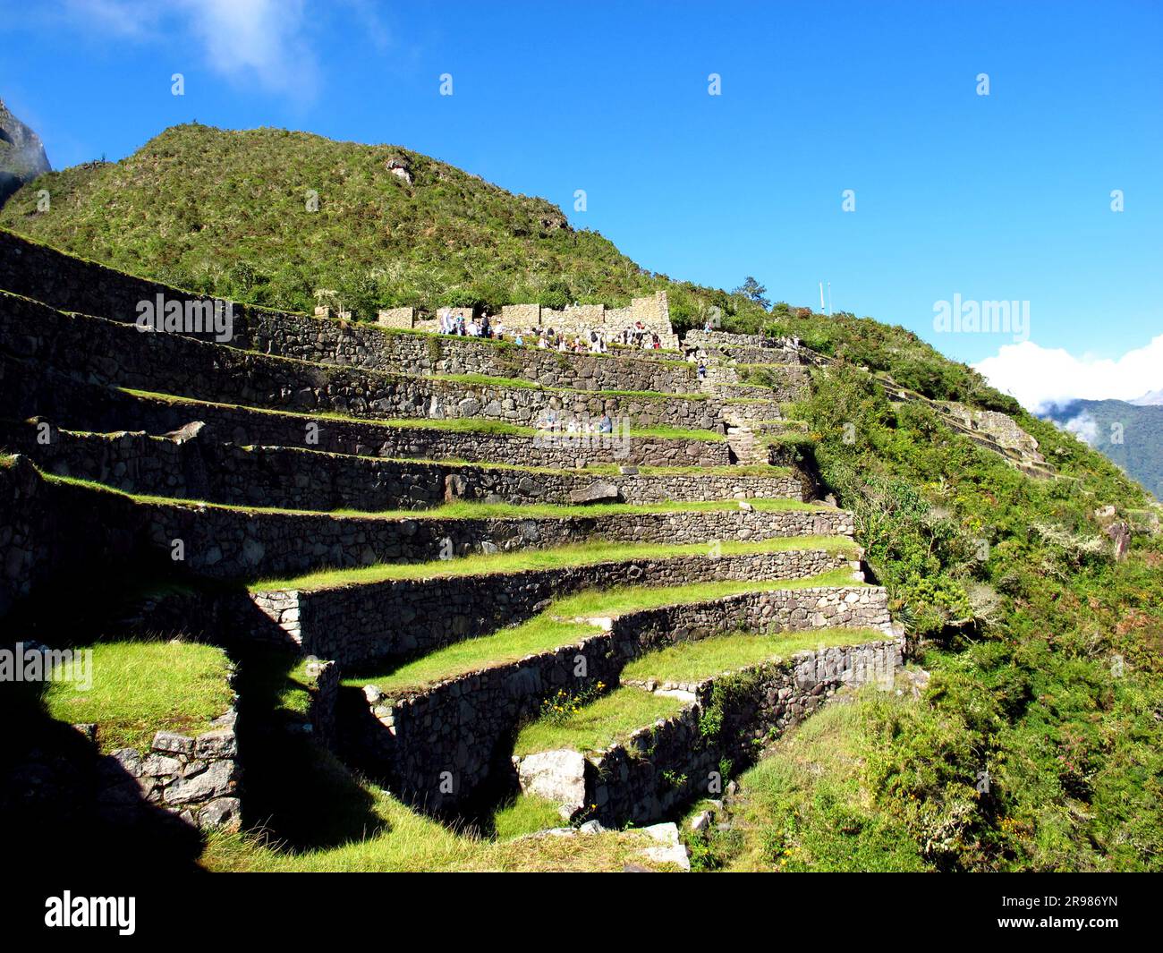 Machu Picchu is capital of the Inca Empire in the Andes mountains, Peru ...