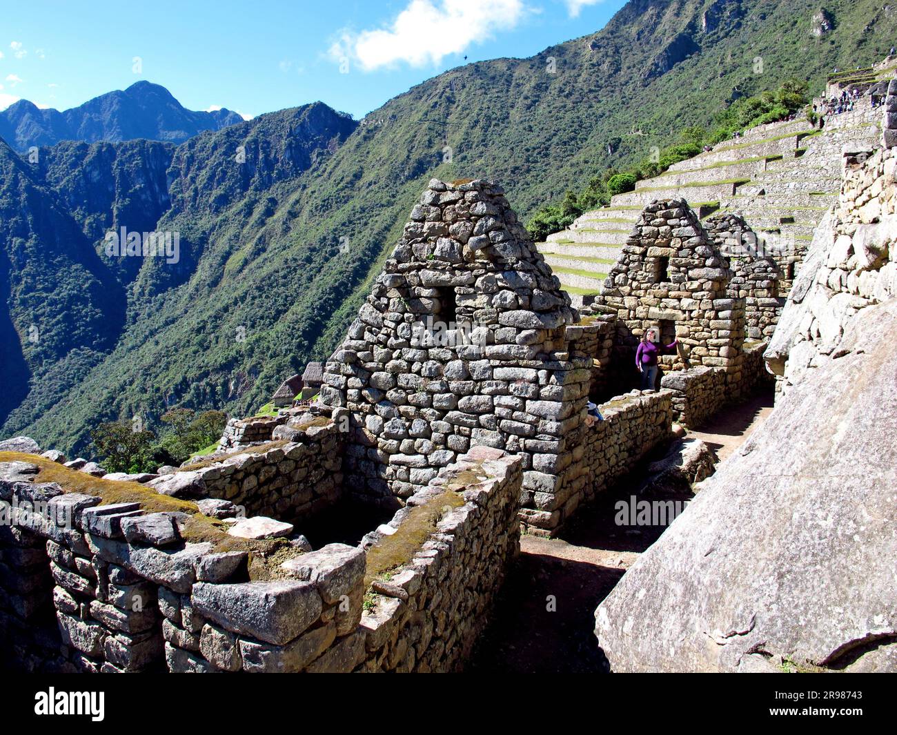 Machu Picchu is capital of the Inca Empire in the Andes mountains, Peru ...