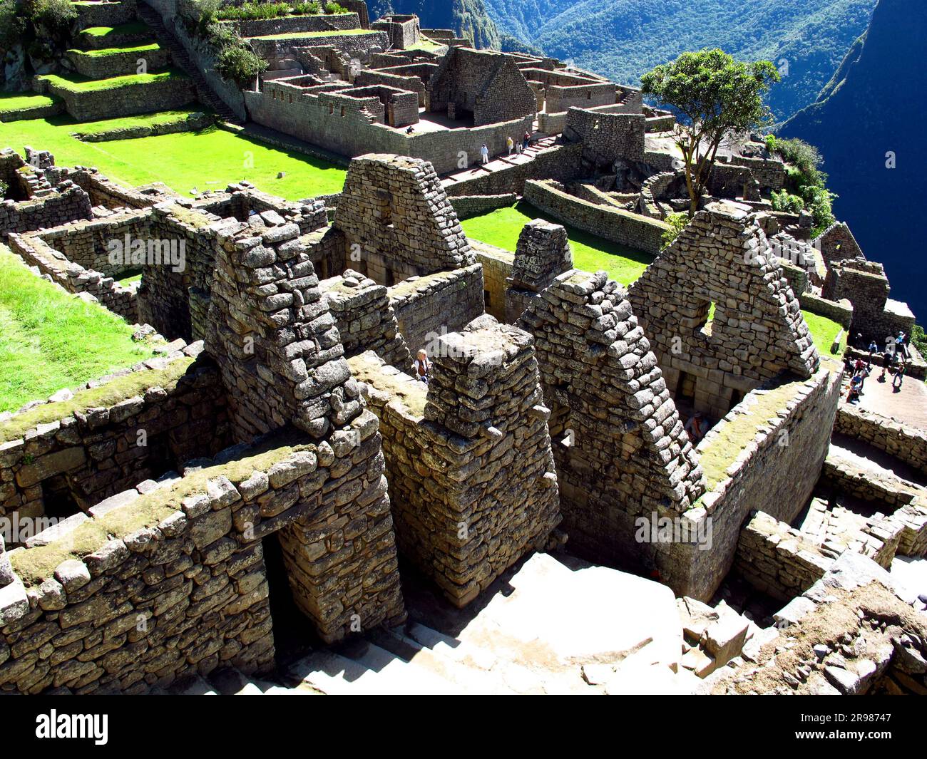 Machu Picchu is capital of the Inca Empire in the Andes mountains, Peru ...