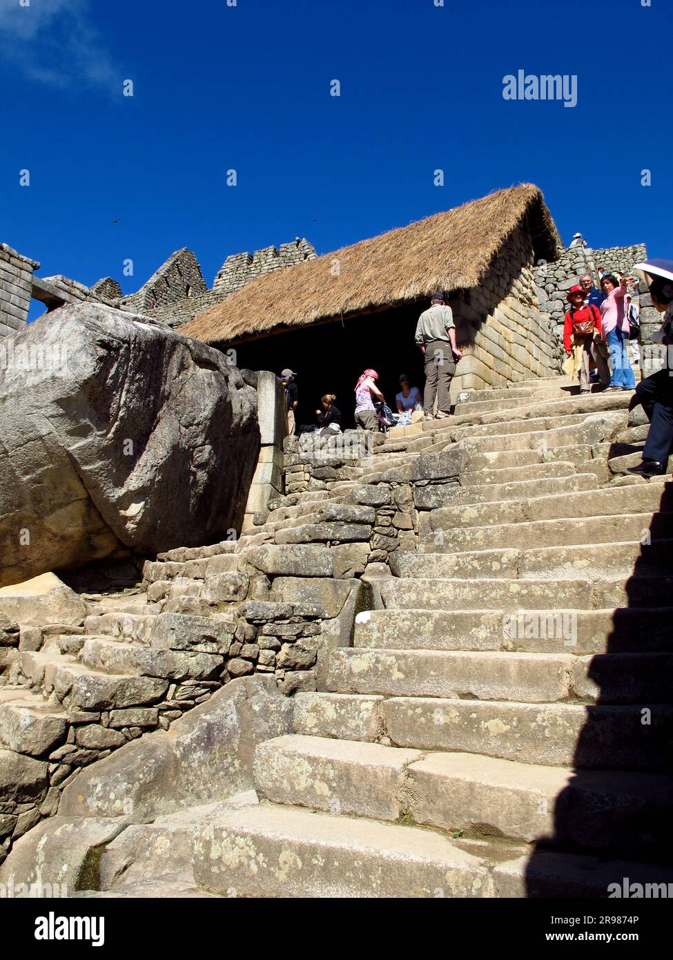 Machu Picchu is capital of the Inca Empire in the Andes mountains, Peru ...