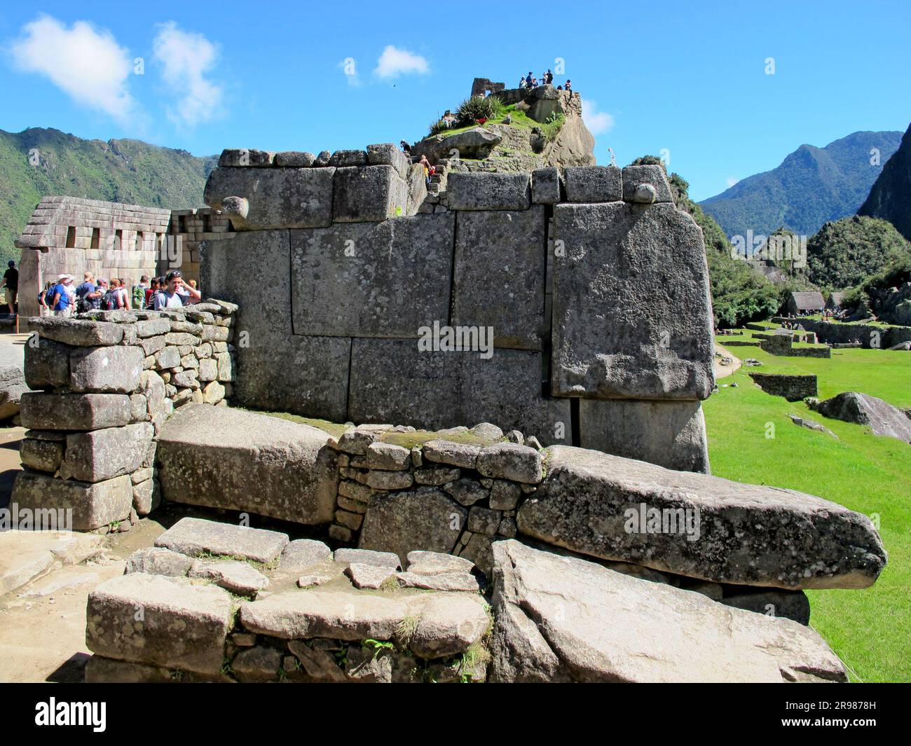 Machu Picchu is capital of the Inca Empire in the Andes mountains, Peru ...