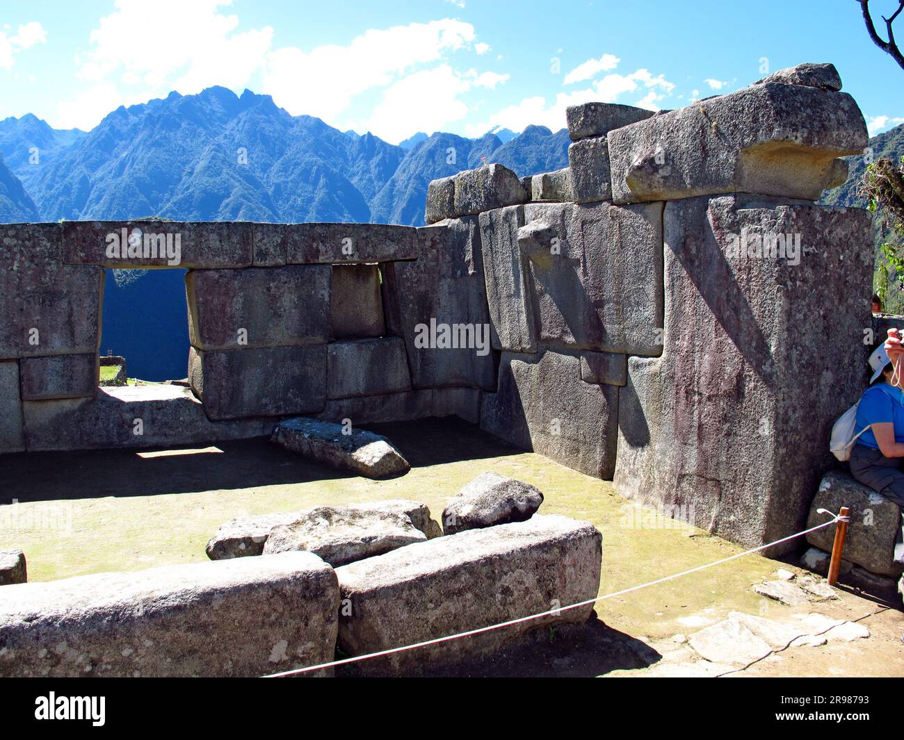 Machu Picchu is capital of the Inca Empire in the Andes mountains, Peru ...