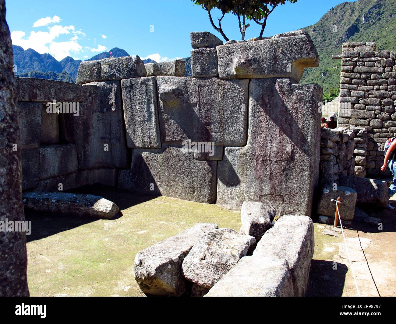 Machu Picchu is capital of the Inca Empire in the Andes mountains, Peru ...