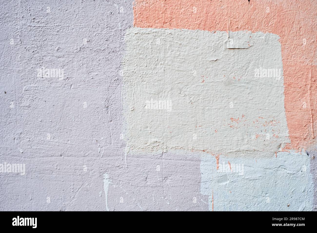 Exterior plaster with space to copy. Warm colored background with the ...