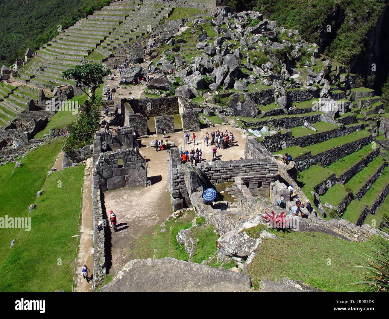 Machu Picchu is capital of the Inca Empire in the Andes mountains, Peru ...
