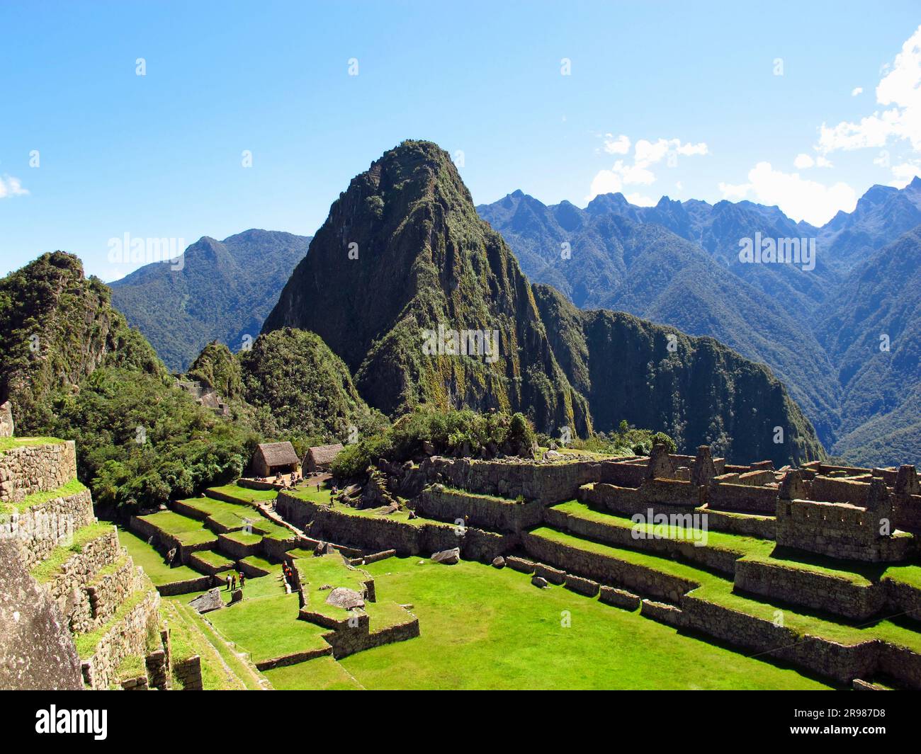 Machu Picchu is capital of the Inca Empire in the Andes mountains, Peru ...