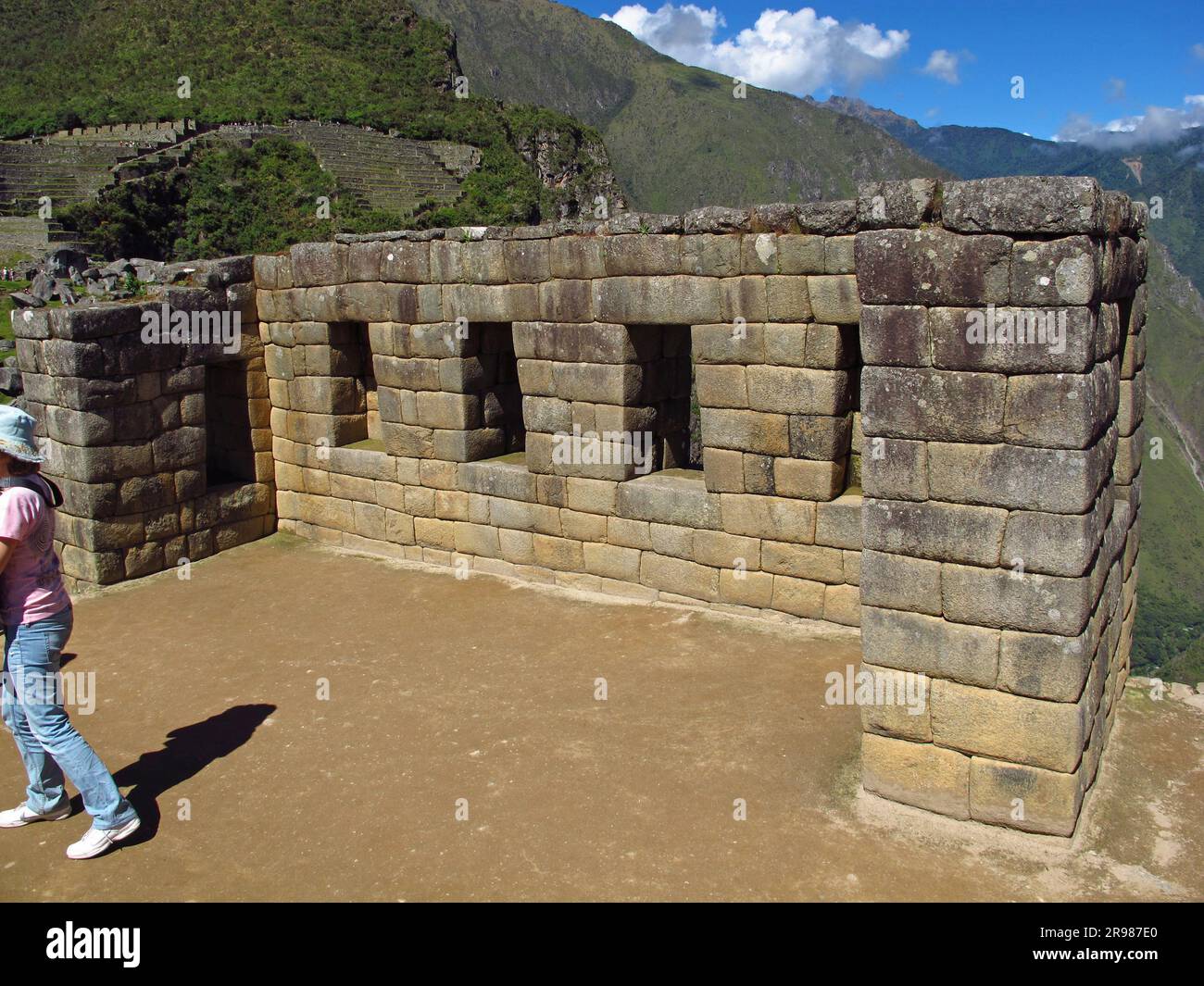 Machu Picchu is capital of the Inca Empire in the Andes mountains, Peru ...